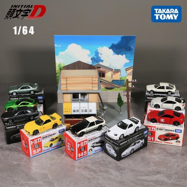 TOMY Initial D Toyota AE86 RX7 GTR Supra Alloy Car Diecasts & Toy ...