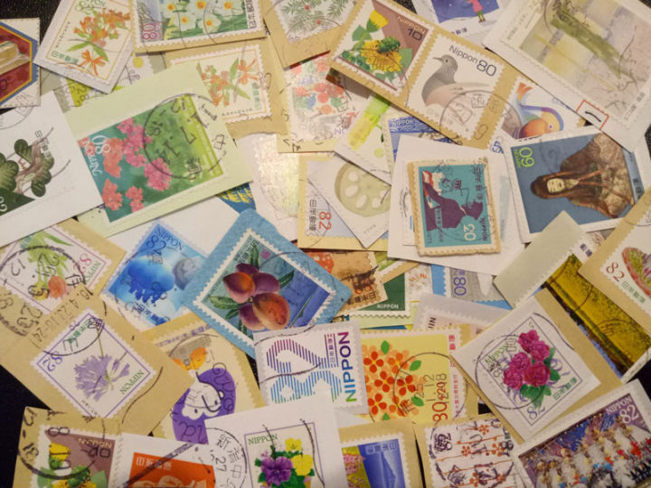 40 pcs All Different Japan Postage Stamps Jepun Setem Japan Stamp | Lazada