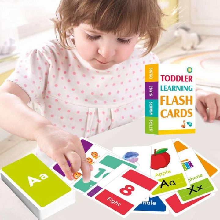 MIA Learning Toys Cognition Games Number Shape Color Flash Cards ...