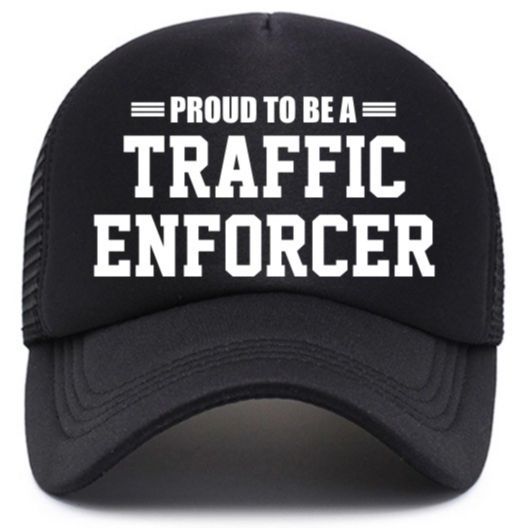 HIGH QUALITY PROUD TO BE TRAFFIC ENFORCER Mesh Cap Net Cap Trucker Hat ...