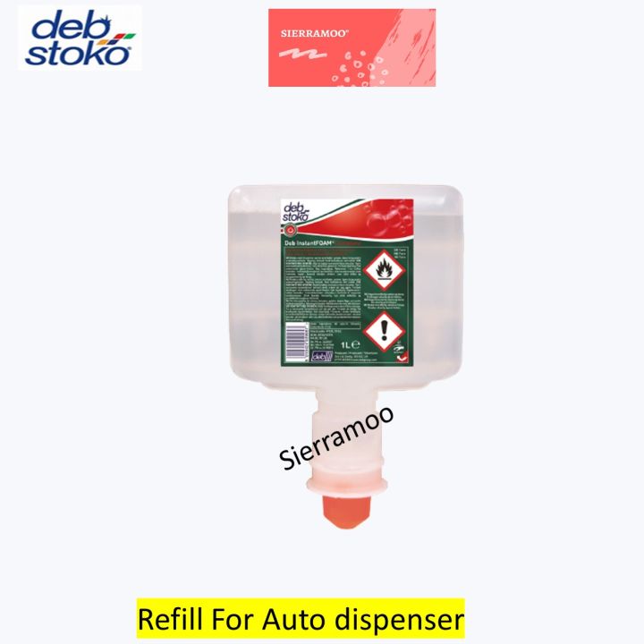 Deb Stoko TM Instant Foam Hand Sanitizer With 70% Alcohol Base - Refill ...