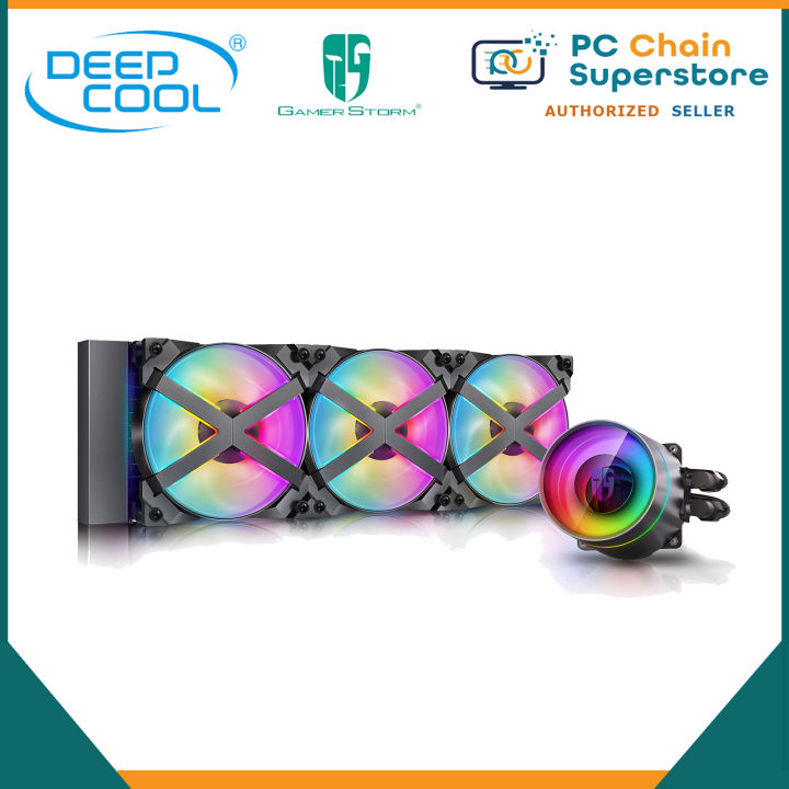 DeepCool Gamer Storm Castle 360EX RGB AIO Liquid CPU Cooler with Anti ...