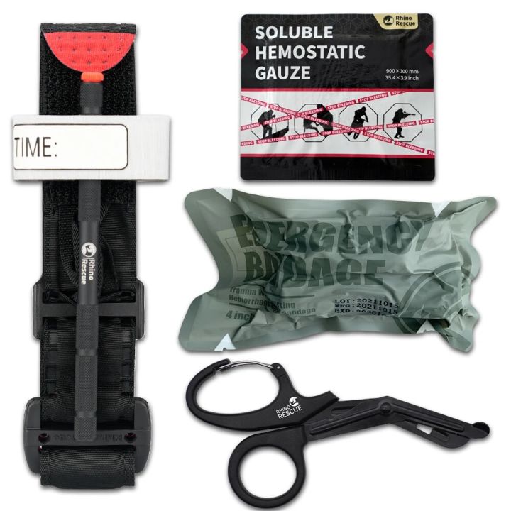 Rhino Rescue Israeli Bandage Tourniquet Emergency Trauma Kit First Aid ...