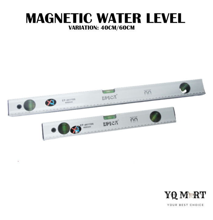 Aluminium Magnetic Water Level Timbang Air Magnet 40CM/60CM | Lazada