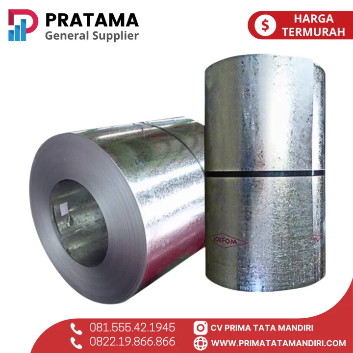 Plat Galvanis & Galvanil BJLS LOKFOM 0,40mm (Roll) 25m Seng galvanis ...