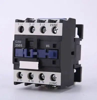 LC1D AC Contactor CJX2-2501 25A NC 3-Phase DIN Rail Mount Electric Power Contactor 24V 36V 110V ...