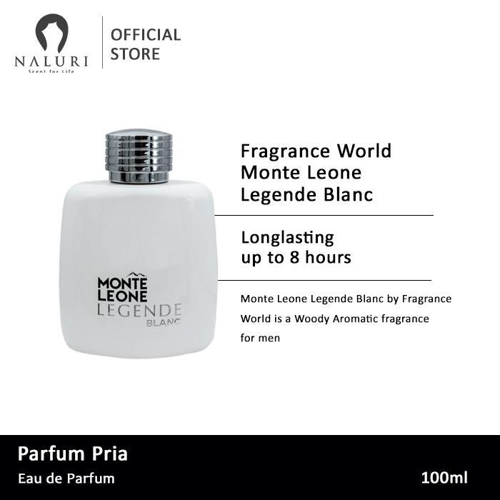 Parfum Fragrance World Monte Leone Legende Blanc EDP 100ml | Lazada ...