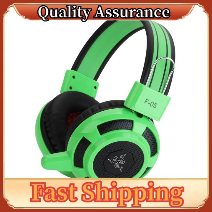 F05 Stereo Gaming Headset Headphone Microphone 3.5MM | Lazada PH