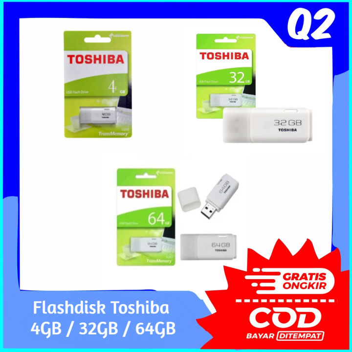 Flashdisk TOSHIBA 4GB / 32GB / 64GB USB Flash Drive Penyimpan Data ...