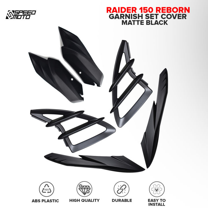 SUZUKI RAIDER 150 REBORN 3IN1 GARNISH SET COVER FOR R150 MOTORCYCLE ...