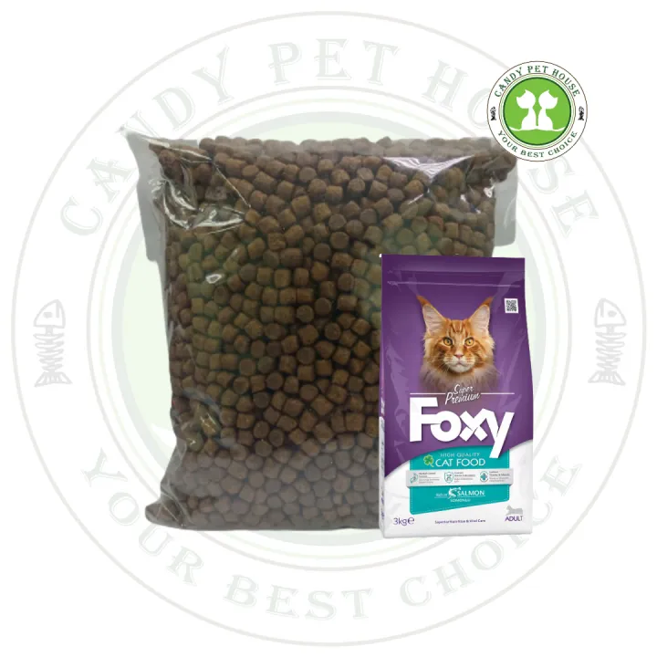 Foxy Adult Salmon Cat Food 1Kg Repack | Lazada