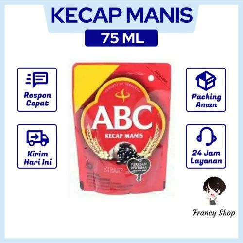 ABC Kecap Manis Pouch Refill 75 ml | Lazada Indonesia