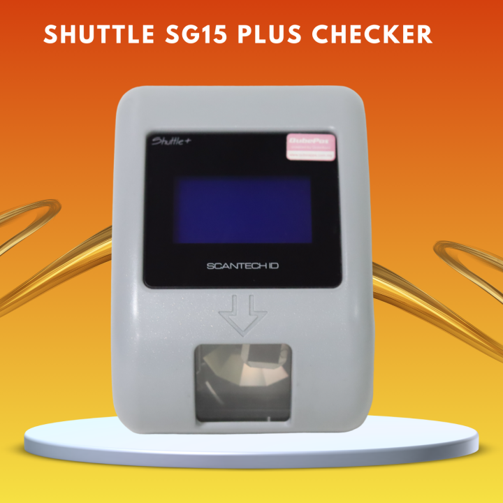 เครื่องเช็คราคาสินค้า Scantech Shuttle SG15 Plus Checker พร้อม อะแดปเต ...