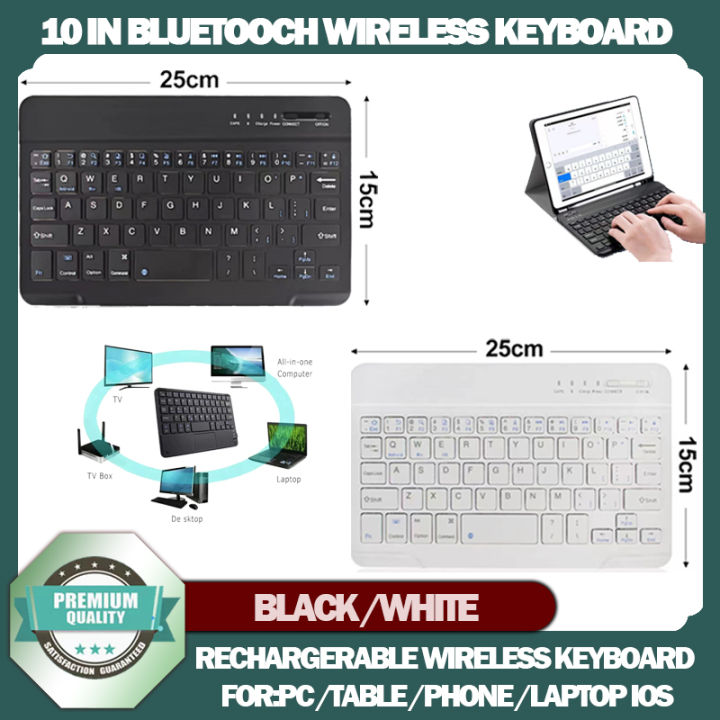 Portable Mini 7Inch/10Inch Wireless Keyboard For Laptop Tablet ...