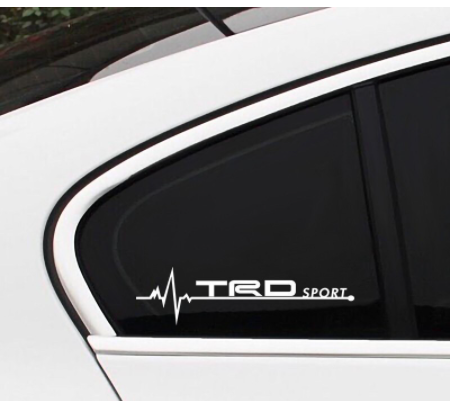 HC Ready Stock 1pc TRD logo decal car window sticker | Lazada PH