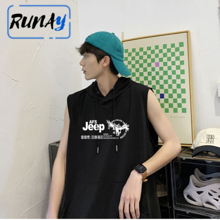 RUNAY เสื้อกั๊กผู้ชาย2023ใหม่เอี่ยม,เสื้อกั๊กลำลองบางระบายอากาศได้ดี ...