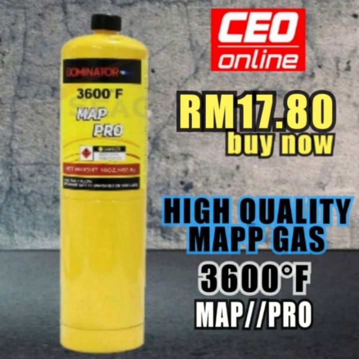 CEO 🇲🇾 Mapp Gas Cylinder for Welding Gun Hand Torch Brazing Soldering ...