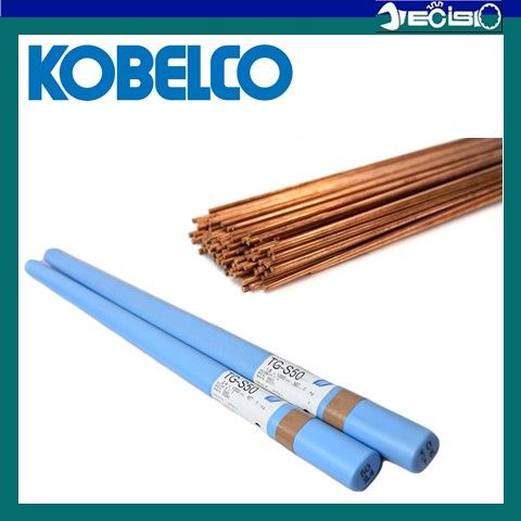 KOBELCO TGS50 Familiarc TIG Welding Mild Steel Electrode Filler Rod (2.4mm x 1 meter ) (5kg ...