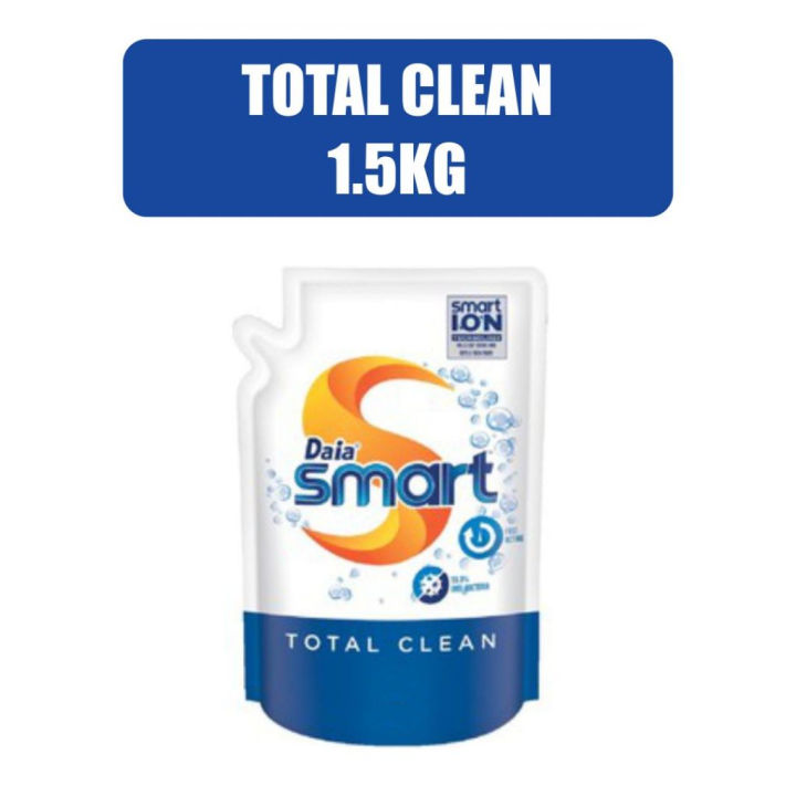 DAIA Smart Concentrated Liquid Detergent Total Clean Refill 1.5kg | Lazada