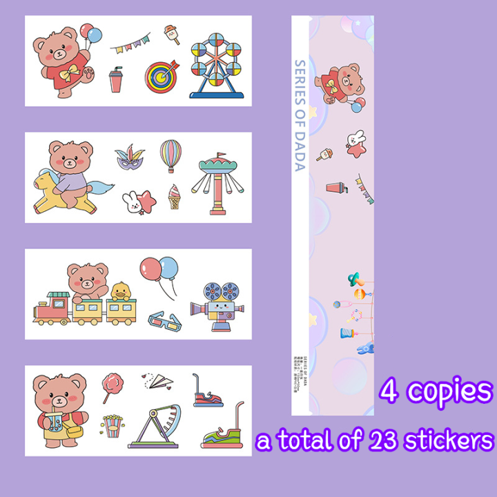 Cute Pattern Die Cut Sticker DIY Decoration Sticker Cute Shape 2d ...