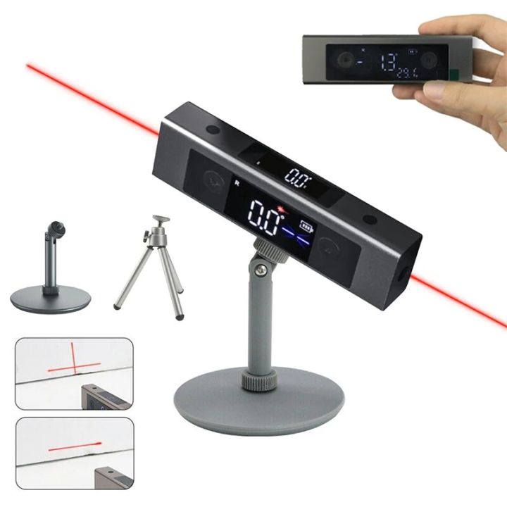 yizp789 Portable 2-in-1 Laser Horizontal Digital Incidence Meter Laser ...