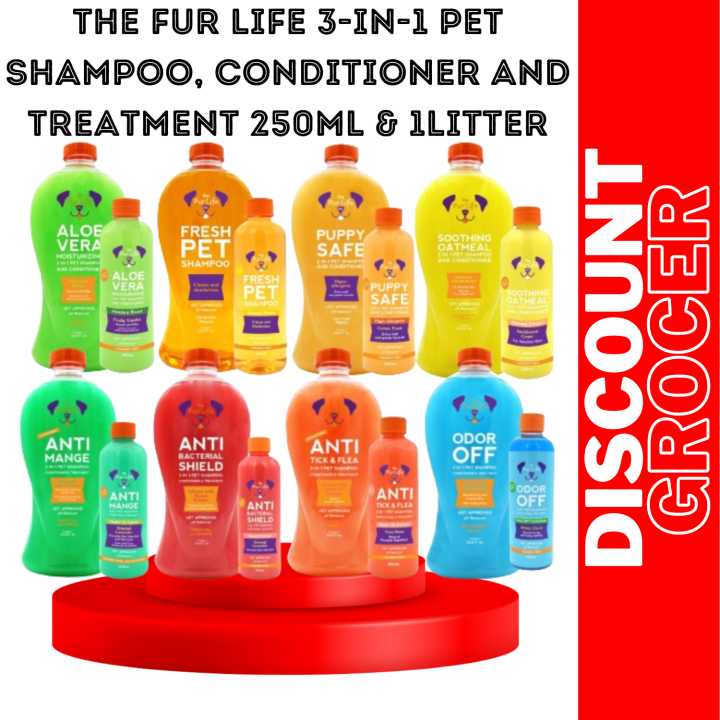 THE FUR LIFE 3IN1 PET SHAMPOO CONDITIONER 1LITTER | Lazada PH
