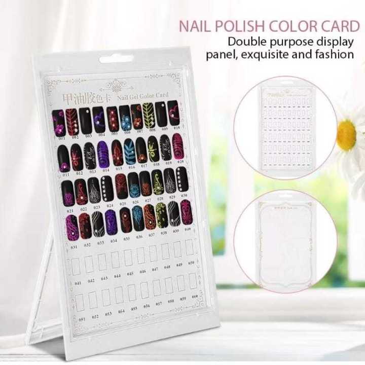FIGURA DISPLAY NAIL STAND SQUARE / PAJANGAN HASIL KUKU NAILART GEL DAN ...