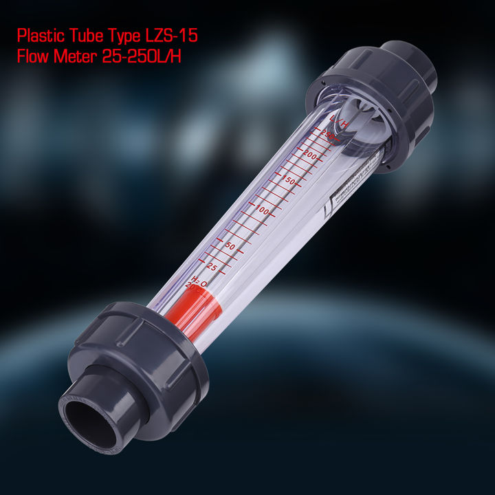 Hilitand 25-250L/H Rotameter Plastic Tube Type Instantaneous Liquid ...