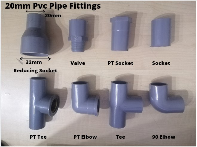 PVC Pipe Fittings 20mm | Lazada