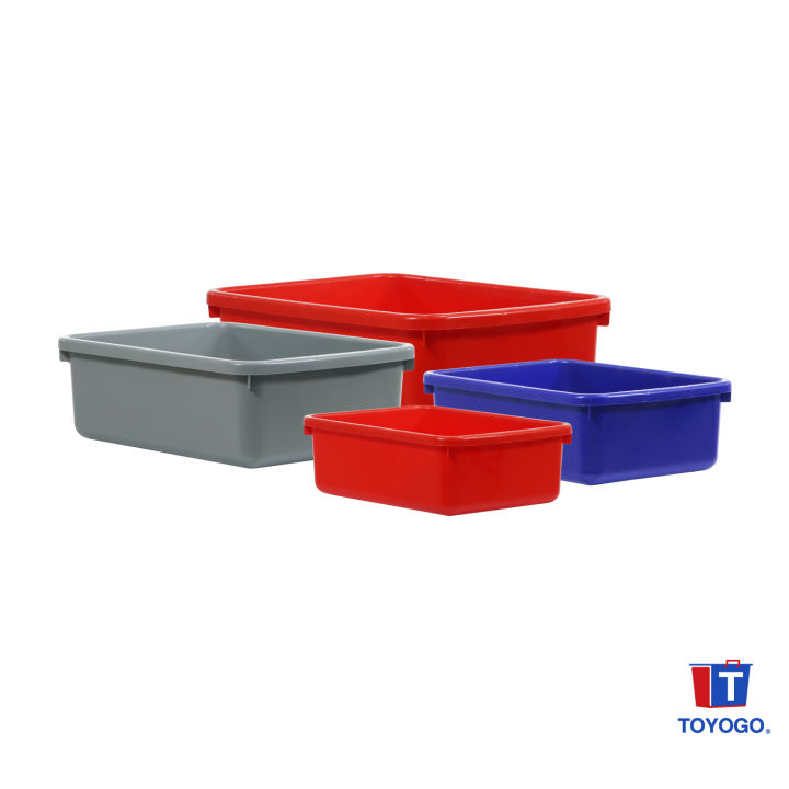 TOYOGO Heavy-Duty Industrial Plastic Storage Container - Durable ...