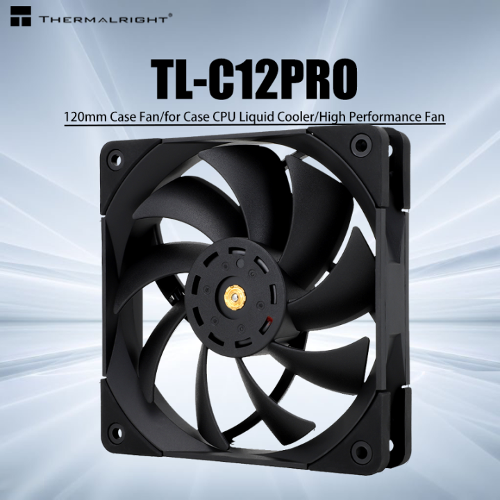 Thermalright 120mm Case Fan TL-C12 PRO GARY&WHITE CPU Cooling Fan ARGB ...