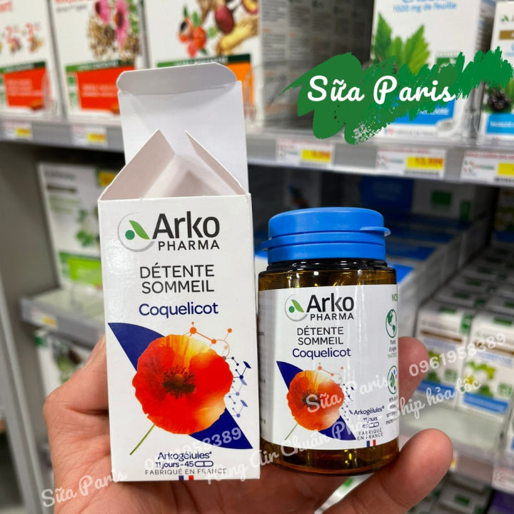 Viên uống ngủ ngon 100% hoạt chất tự nhiên từ hoa coquelicot giúp bạn ...