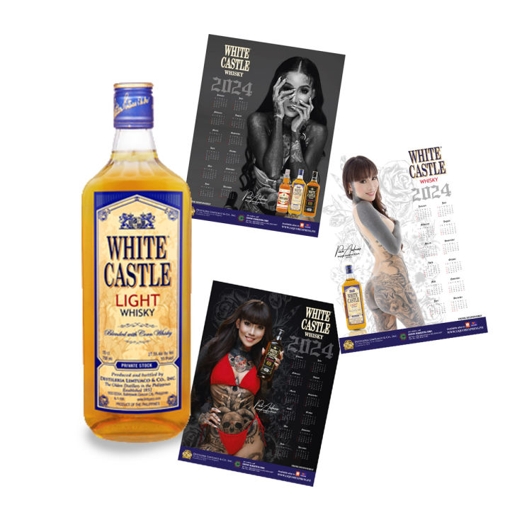 White Castle Light Whisky 700ml. with free calendar | Lazada PH