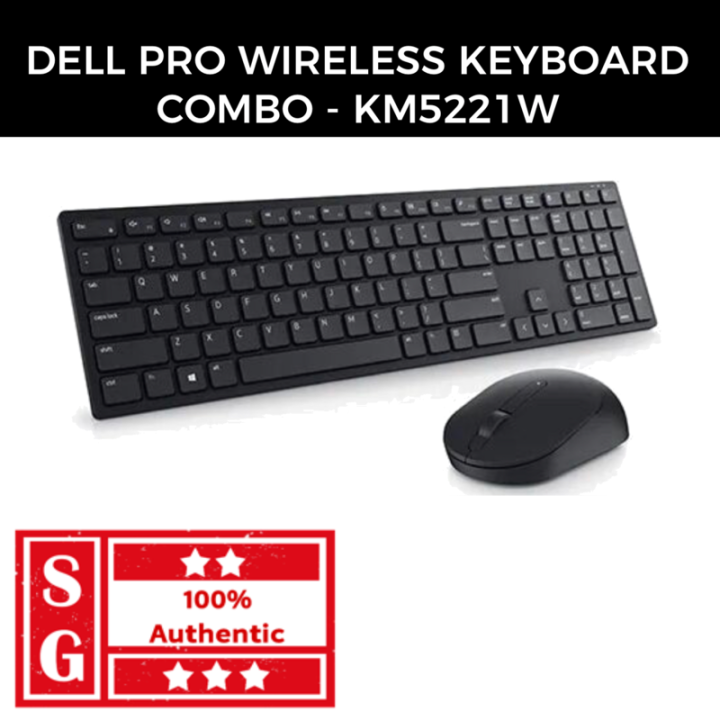 DELL PRO WIRELESS KEYBOARD AND MOUSE US ENGLISH - KM5221W | Dell ...
