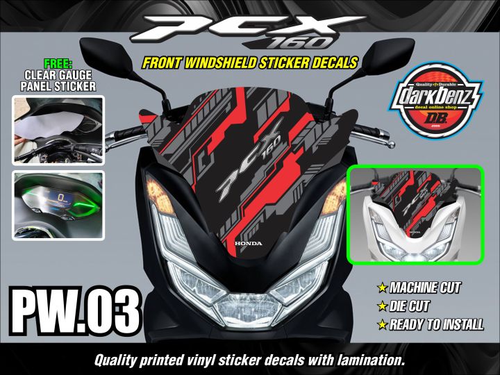 Honda PCX 160 New concept quality printed sticker decal | custom made ...