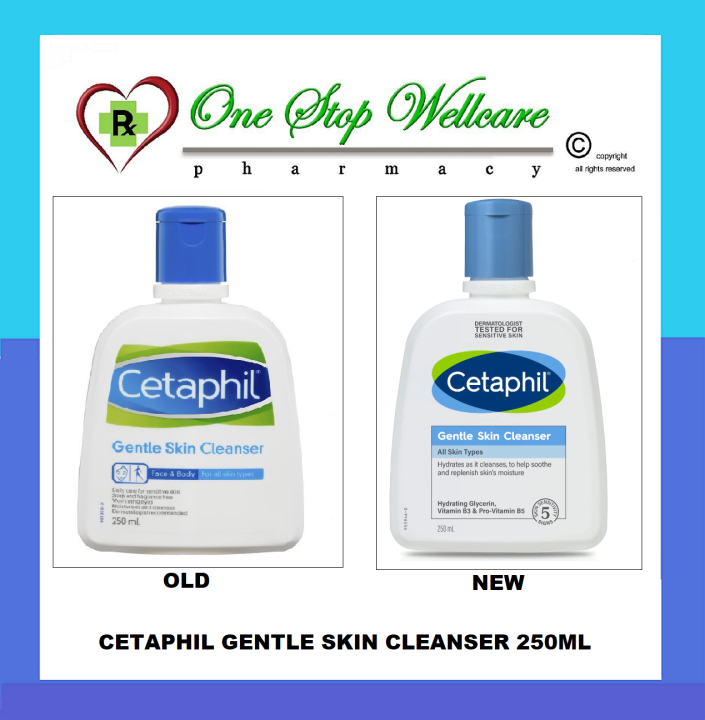 CETAPHIL GENTLE SKIN CLEANSER 250ML (OLD/NEW) | Lazada