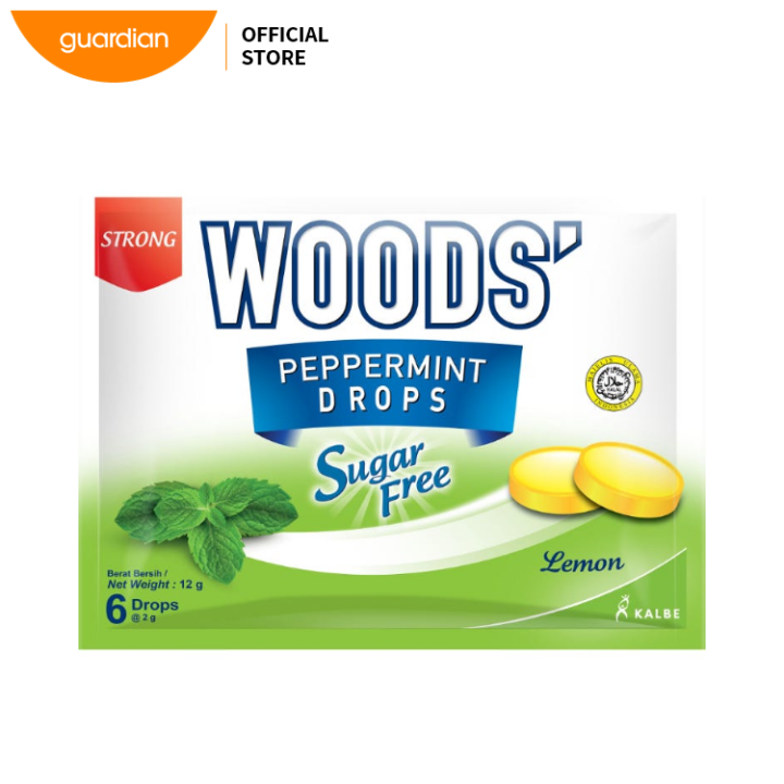 Woods Pepperrmint Lozenges Sugar Free Lemon 12G | Lazada