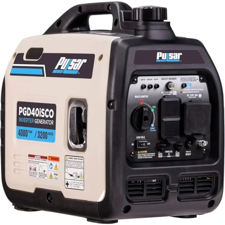 Pulsar PGD40ISCO Ultra Light Quiet 4000W Portable Gas Inverter ...