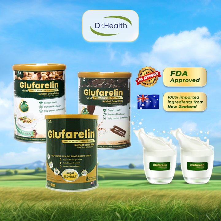 Glufarelin Milk For Diabetic 400g/850g 3 flavors | Lazada PH