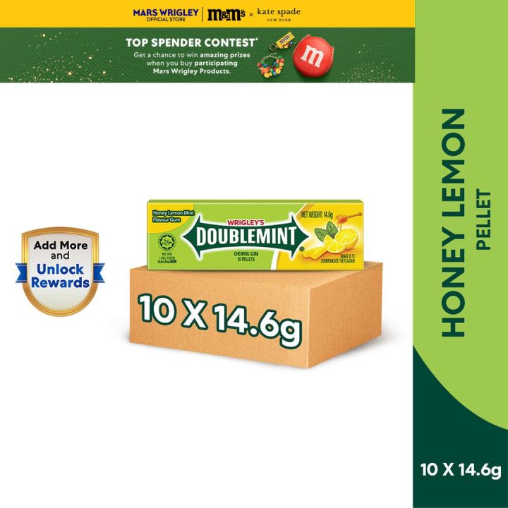 Doublemint Honey Lemon Pellet 10s [Bundle of 10]| Best-selling Bubble ...