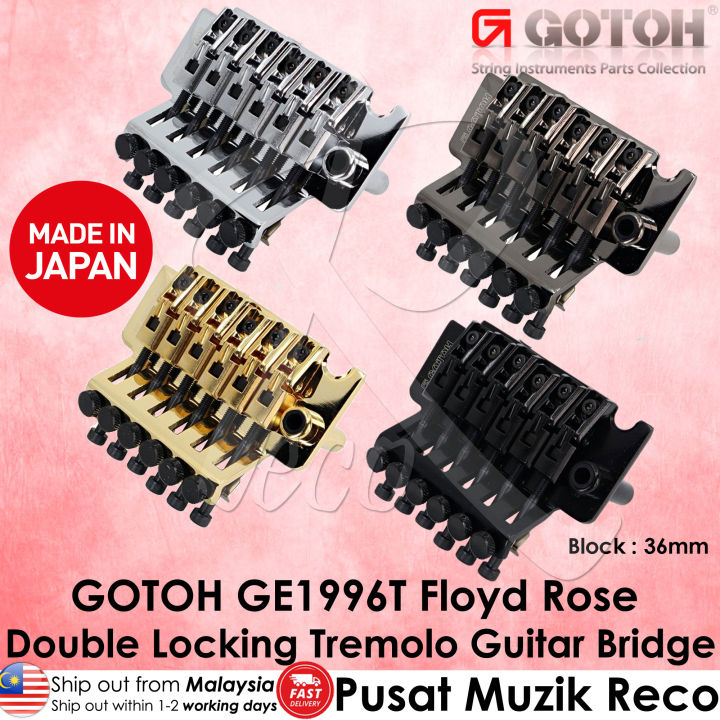 GOTOH GE1996T Floyd Rose Double Locking Tremolo Electric Guitar Bridge ...