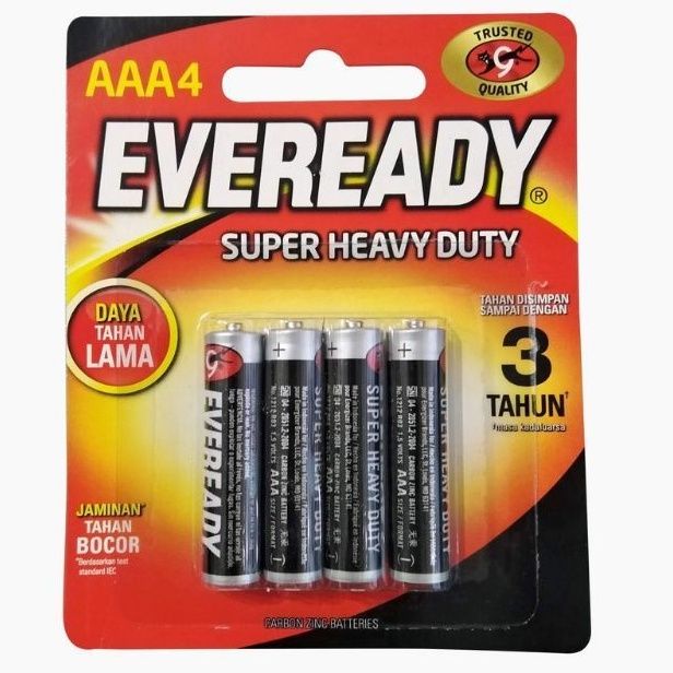 Eveready Super Heavy Duty AAA / 3A Carbon Zinc Battery | Lazada PH