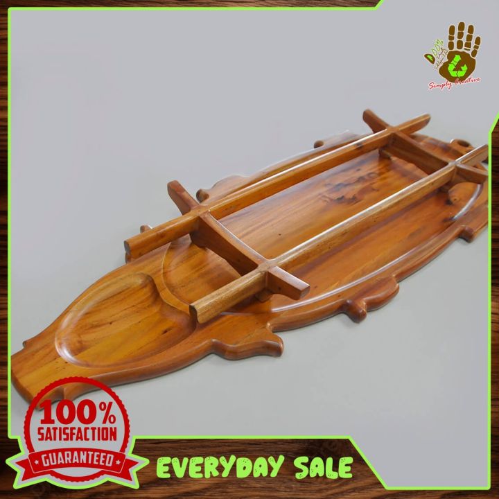 Simply Creative Wooden Lechon Tray, XLarge 48 inches . Wooden Pig ...