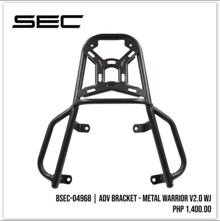 sec metal warrior honda adv 150 & bristol adx 160 top box bracket | Lazada PH