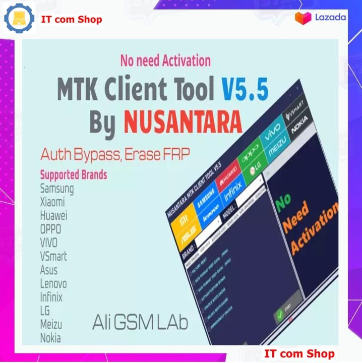 โปรแกรม MTK Client Tool v5.5.00 ปลดล็อคหน้าจอ Android ลบ Pattern/Passcode หรือ FRP จาก OPPO ...