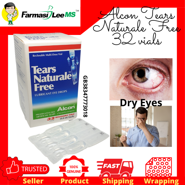 Tears Naturale Free 32s (Exp 11/2025) Lubricant Eye Drops | Lazada