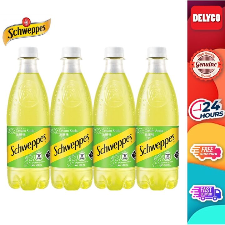 Schweppes Cream Soda 500ml BUNDLE OF 4/8 | Lazada Singapore