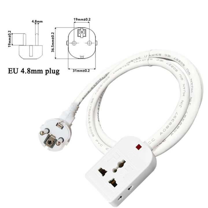 Power Socket Multi Function Extension Cord Socket Adapter Eu Plug To Universal Socket Power