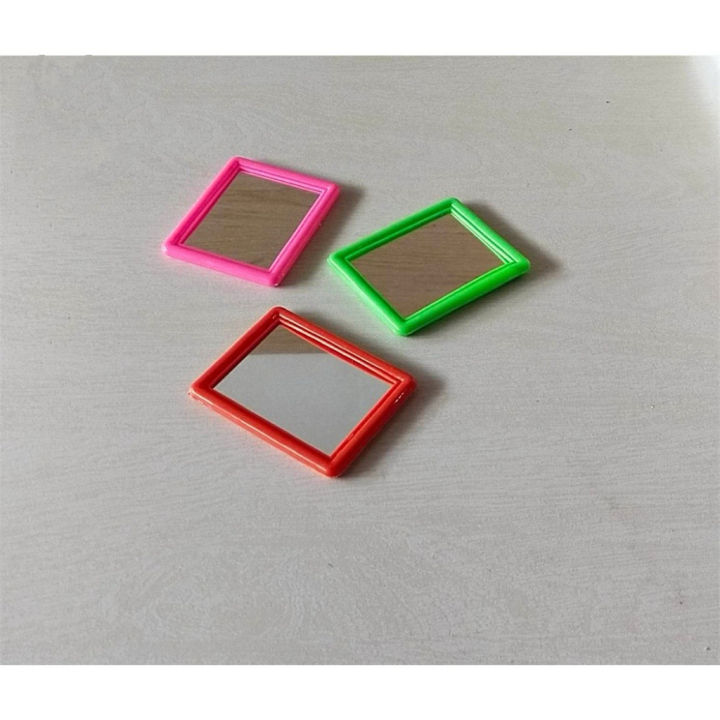 Small Plastic Pocket Mirror Salamin Hand Glass | Lazada PH