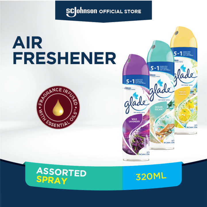 Glade Room Air Freshener Aerosol Spray 320ml (Assorted Scents) | Lazada ...